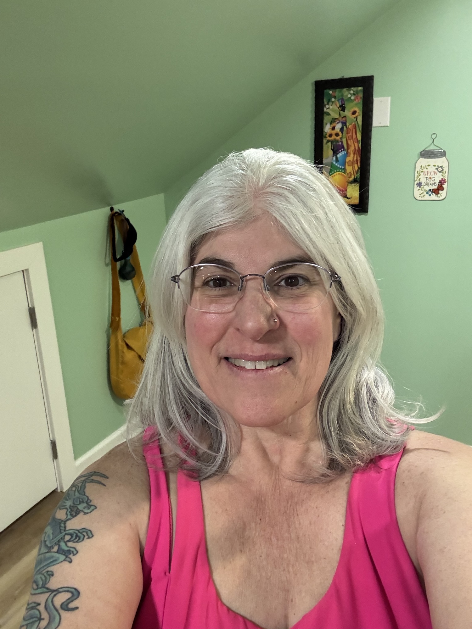 Look up in the mirror like “Damn, she the one.” – It's a Practice